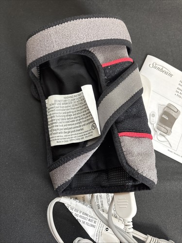 Sunbeam Flex-Temp Joint Wrap Heating Pad for Elbows and Knees with Removable | eBay