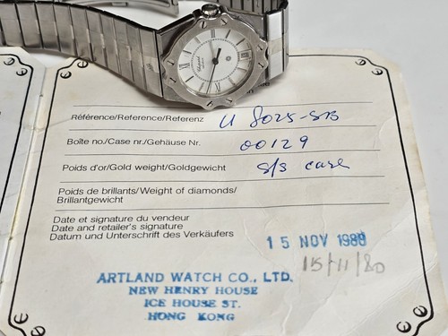 Neo Vintage LUC Chopard St Moritz 8025 Stainless Steel Watch 1980 ...