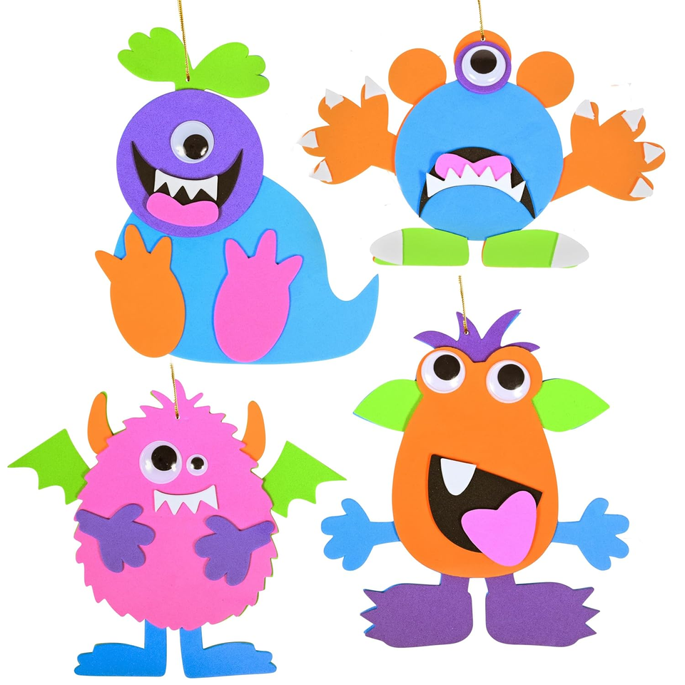 Create Your Own Monsters | Set of 4 | DIY Craft for Kids | Magnetic ...