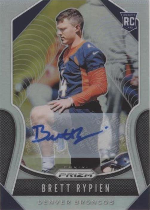 2019 Panini Prizm - Rookies Brett Rypien #374 Silver Prizm Autographs ...