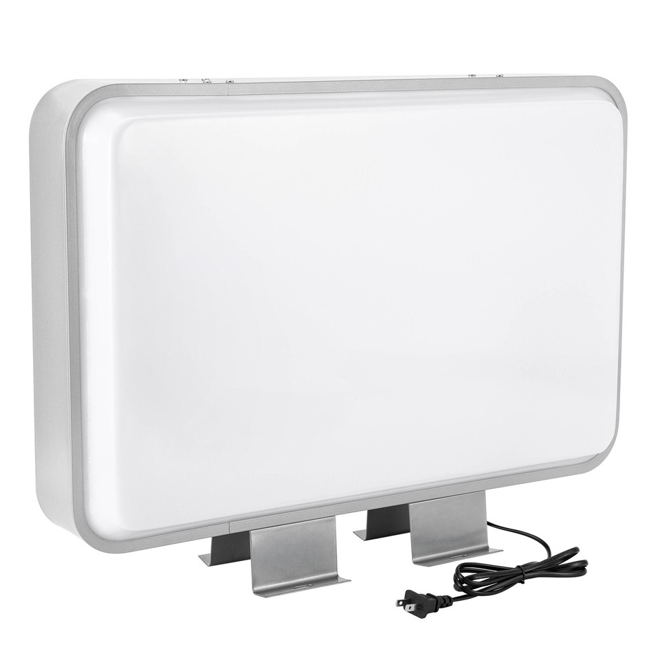 LED Rectangle Double-sided Advertising Light Box Illuminated Projecting ...