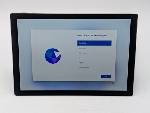 MICROSOFT Surface Pro 7 M1866 12" 2736 x 1824 Touch I5-1035G4 128GB SSD ...