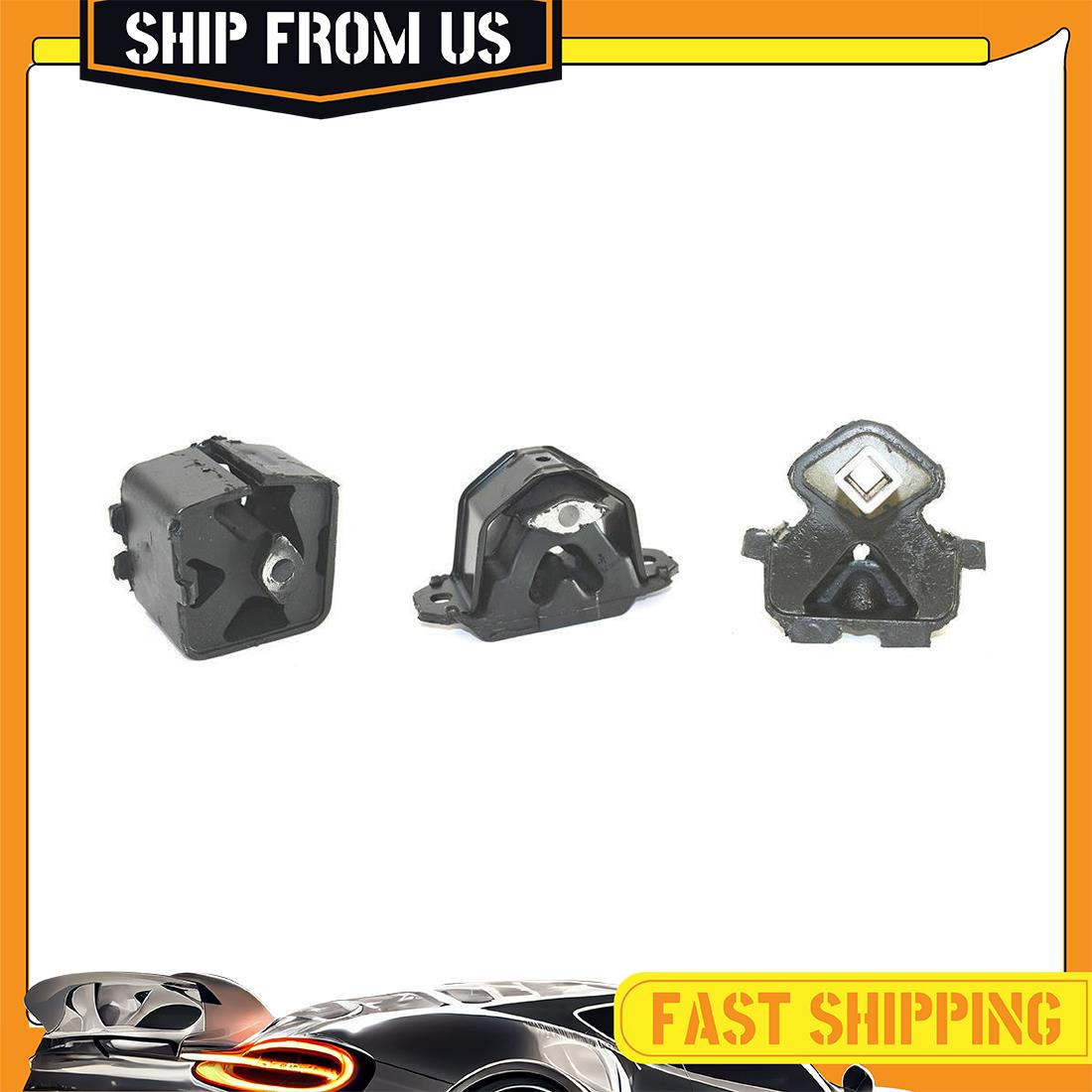 DEA Engine & Trans Mount Set of 3 AT/MT For Chrysler LeBaron 1990-1995 ...