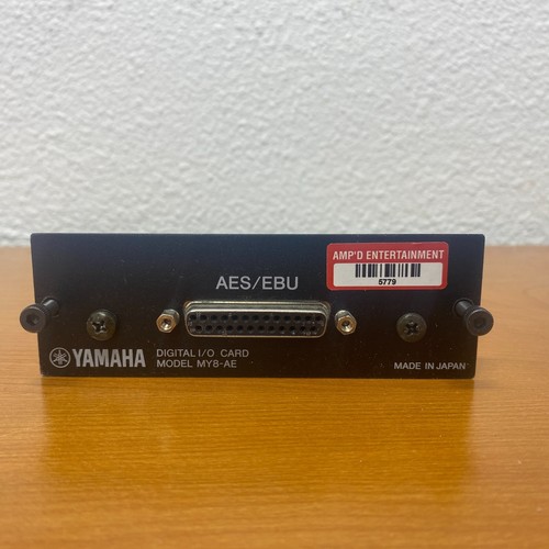 Yamaha MY8AE 8 Channel AES/EBU Input/Output Card | eBay