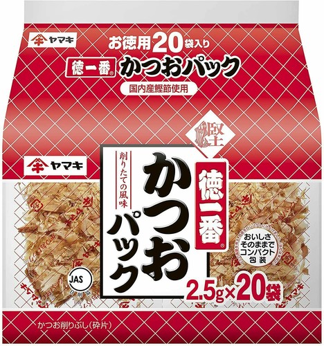 Katsuobushi Katsuo Bonito Dry Flake 2.5g/20Pieces Yamaki Made in Japan ...