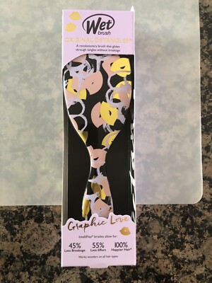 Wet Brush Original Detangler Graphic Love New | eBay