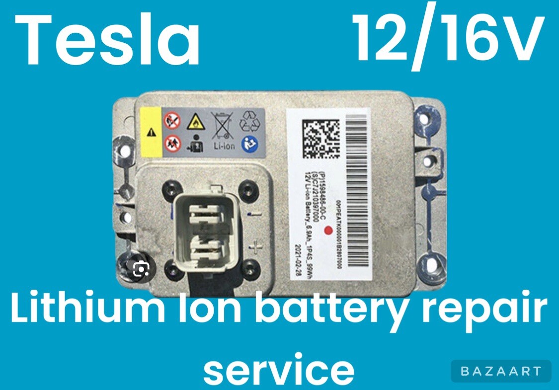 Tesla 12/16V Lithium Ion Battery repair service — | eBay