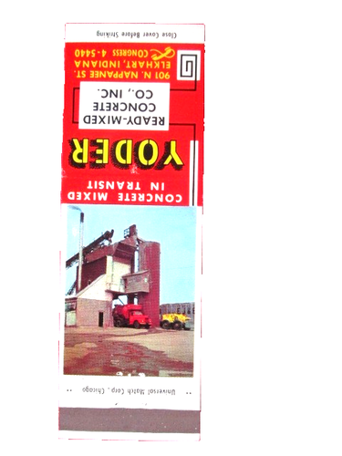 VODER READY-MIXED CONCRETE ( SHOWING TRUCK ) ELKHART IN 20 FS ...