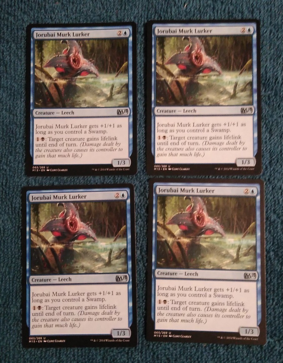 MTG M15 JORUBAI MURK LURKER UNCOMMON X4 | eBay