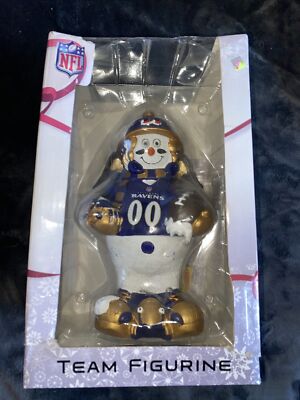 Forever Collectibles NFL Baltimore Ravens 8" Team Snowman Figurine | eBay