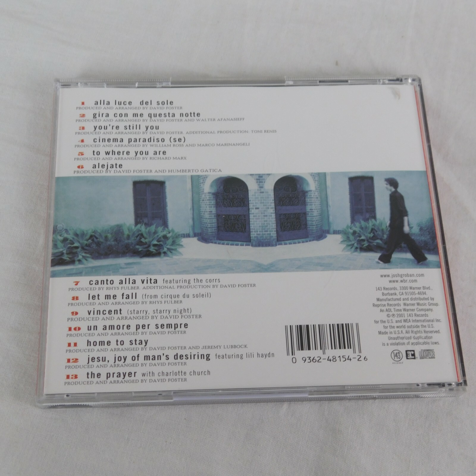 Josh Groban CD 2001 Traditional Vocal Pop Vincent Jesu Joy Mans ...