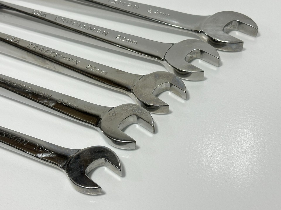 Craftsman 46528 USA LARGE Metric 19mm-24mm Cross-Force Combination ...