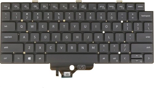 018YPJ New For Dell Latitude 5320 7310 7320 Laptop Keyboard US Backlit ...