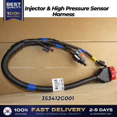 ⭐Genuine⭐ Injector & High Pressure Sensor Harness 353412G001 for ...