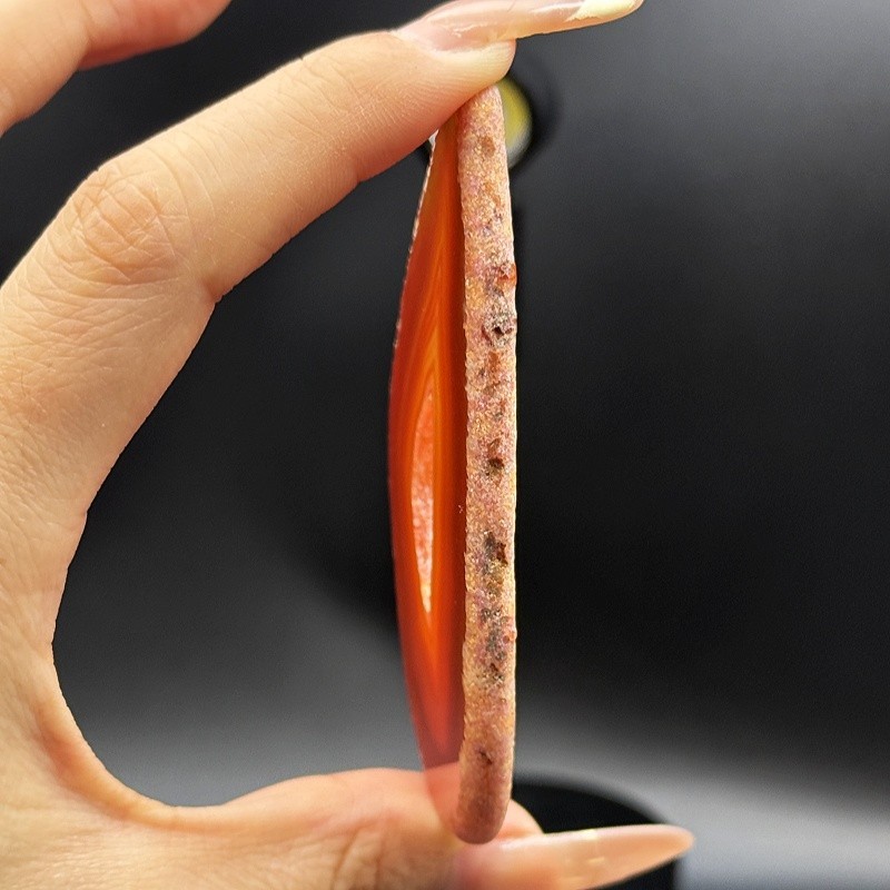 Natural Agate Geode Slab/Slice Agate Quartz Crystal Mineral Specimen ...