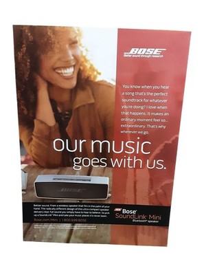 2014 Bose SoundLink Mini Bluetooth Speaker Print Ad Music Audio ...