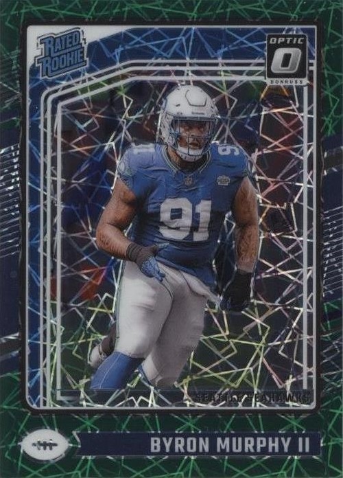 2024 Panini Donruss Optic - Rated Rookie Byron Murphy II #217 Green ...