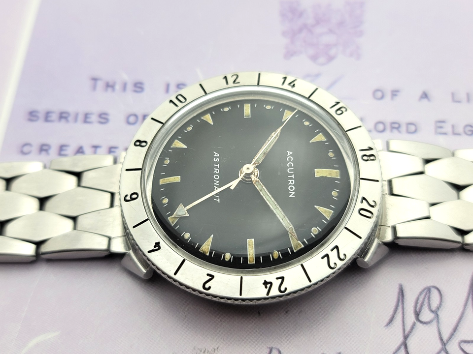 1964 ( M4) Accutron Astronaut HN 214,Coffin Bracelet .SERVICED ...