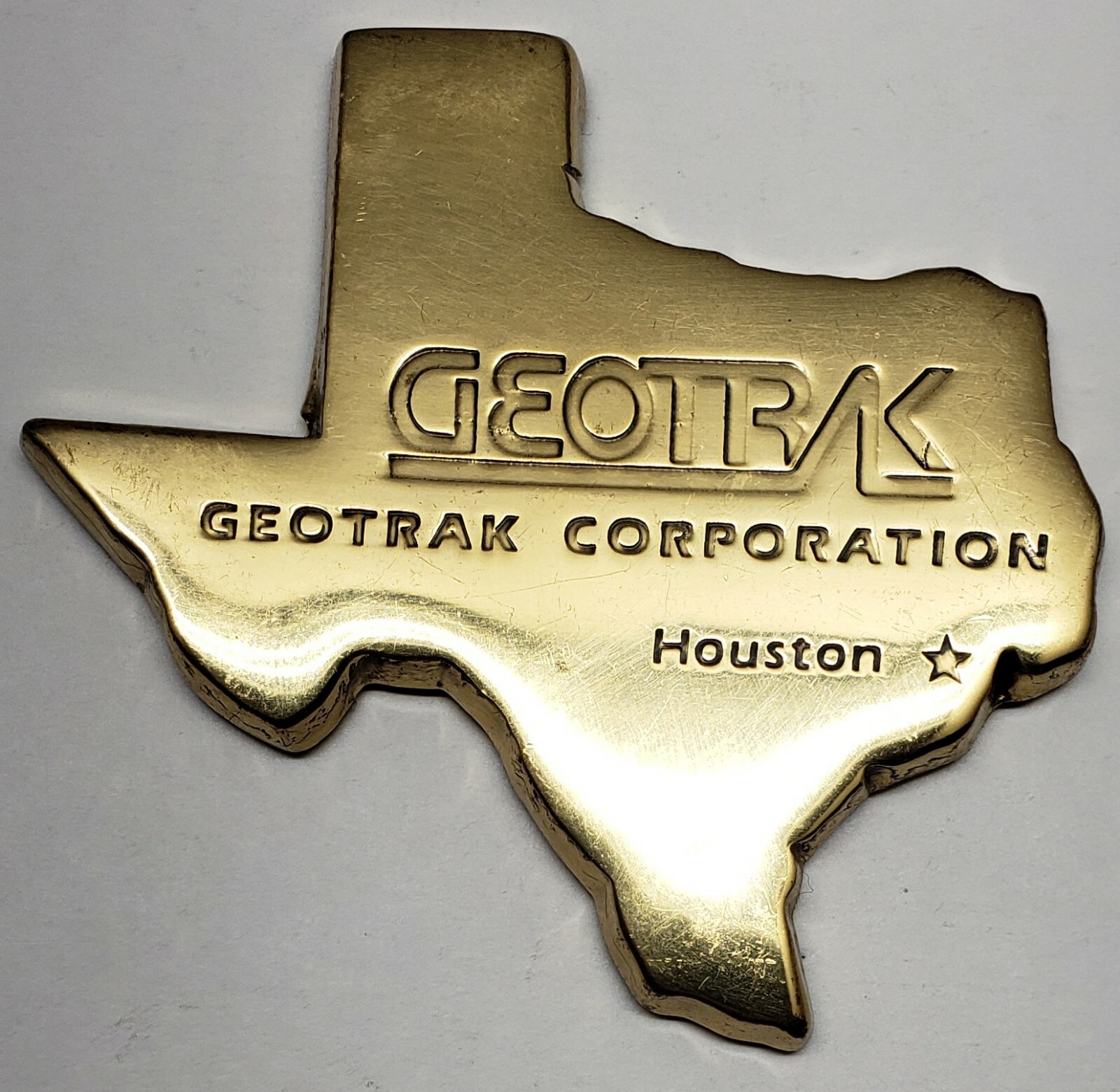 GEOTRAK CORPORATION HOUSTON TEXAS PAPER WEIGHT LOCATED IN RICHMOND ...