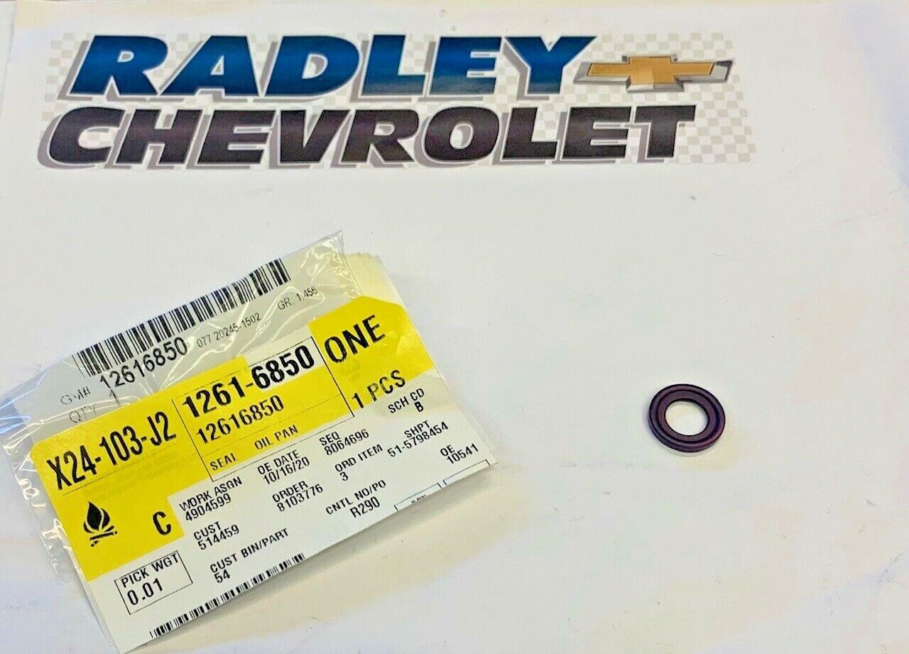 NEW OEM GM Cadillac Buick Gmc Chevy Engine Oil Drain Plug Gasket ...