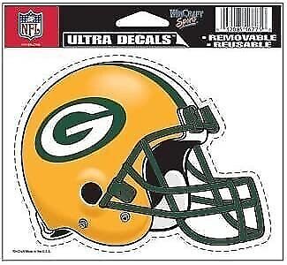 WinCraft NFL Green Bay Packers 16775031 Multi-Use Colored Decal, 5" x 6 ...