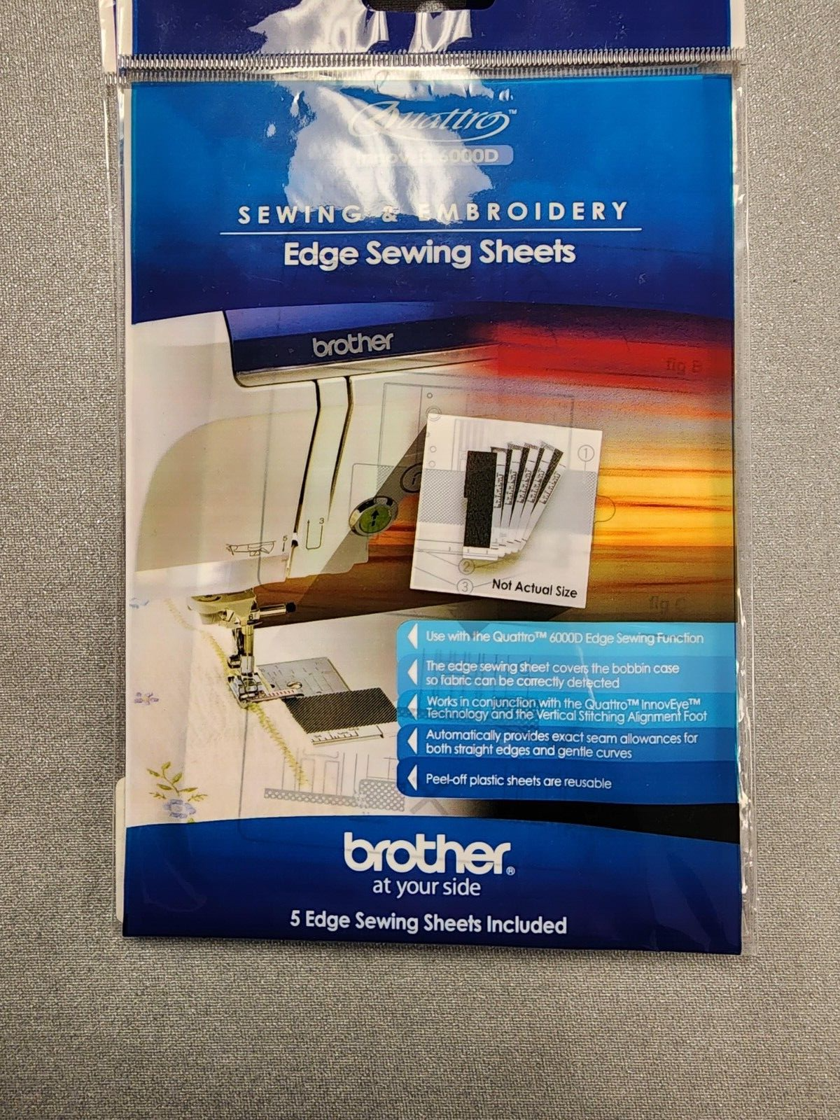 Brother Quattro Sewing and Embroidery Edge Sewing Sheets | eBay