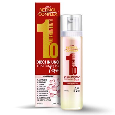 ULTRA RETINOL COMPLEX TRATTAMENTO VISO 10 IN UNO - 50ML - 10 BENEFICI ...