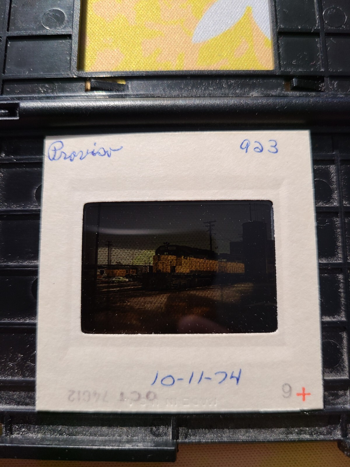 Orig. Slide Chicago & Northwester CNW 923 Ex-CGW EMD SD40 Proviso ILL 10-11-74 | eBay