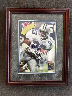 DALLAS COWBOYS-EMMITT SMITH AUTOGRAPH PHOTO-12x15- COA | eBay