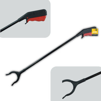 2 X LONG REACH GRABBER REACHER LITTER PICKER HELPING HAND HELD PICK UP ...
