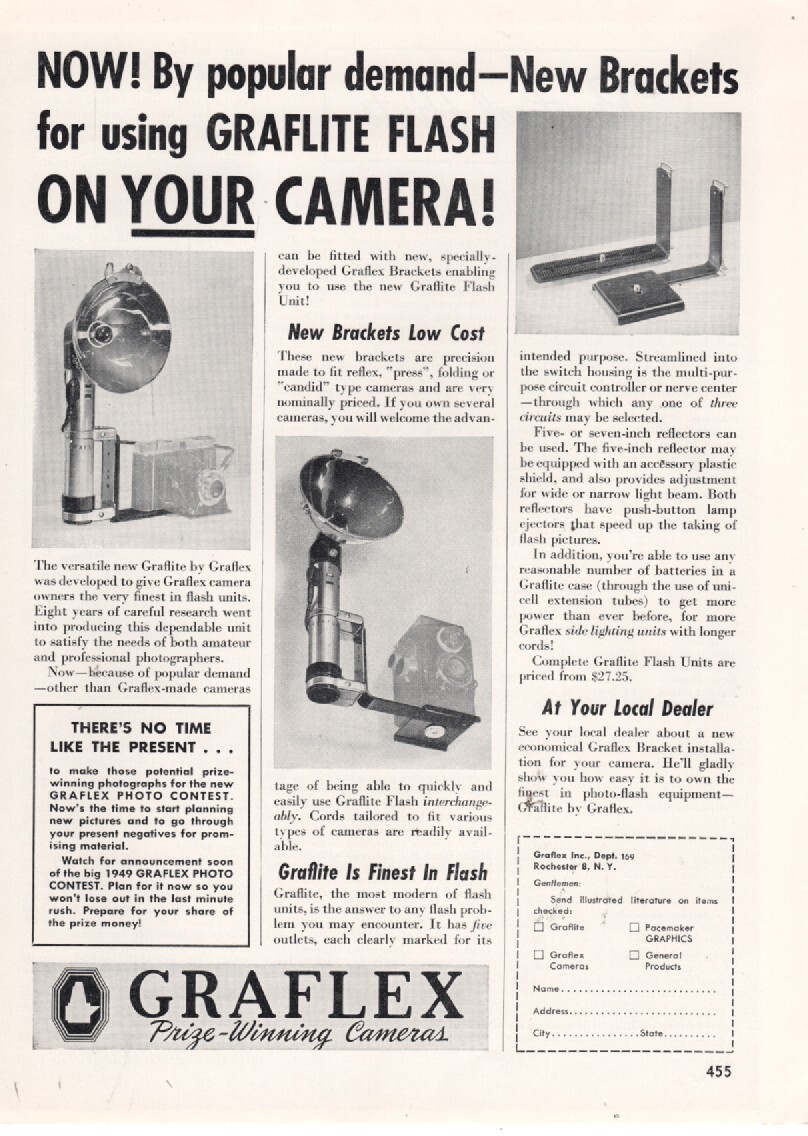 Graflex - Flash - Original Magazine Ad - 1949 | eBay UK