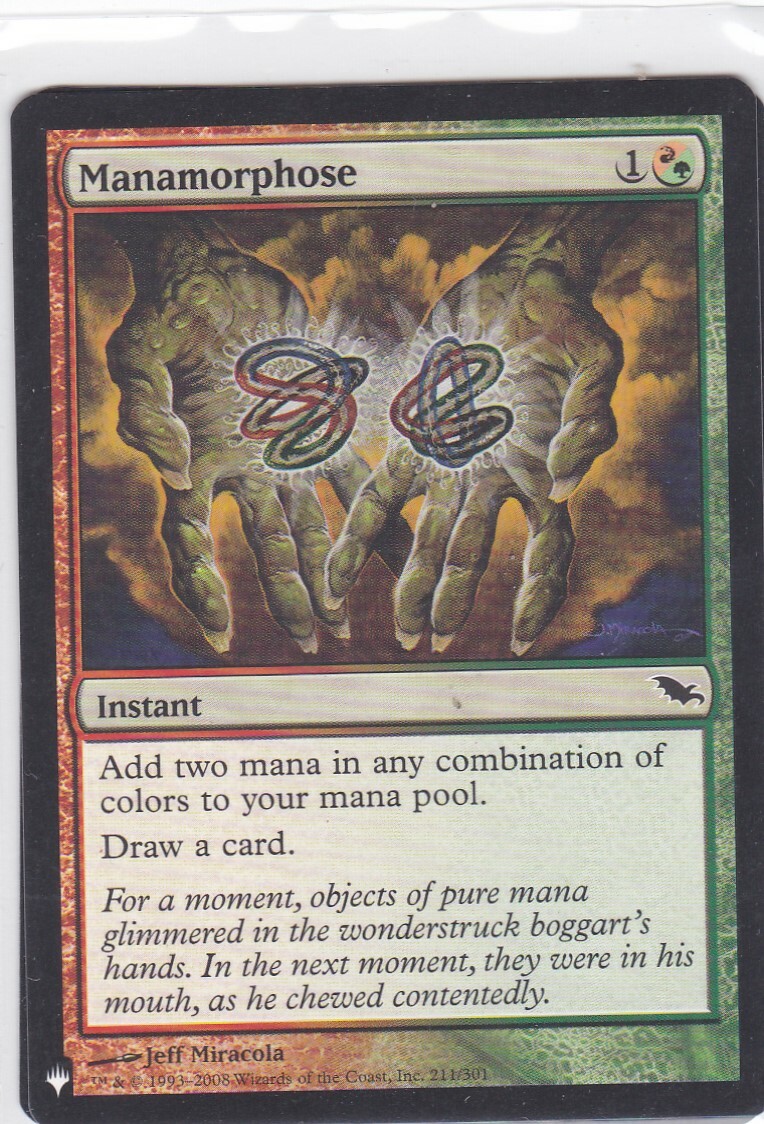 Magic the Gathering - 1 x Manamorphose (Mystery Booster) | eBay Australia