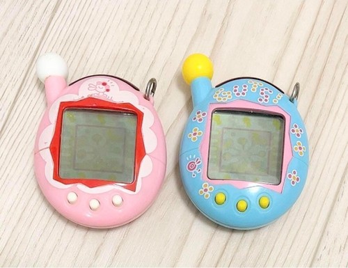 Bandai Jinsei Enjoy Tamagotchi Plus Frill Pink Guts Blue Set of 2 | eBay