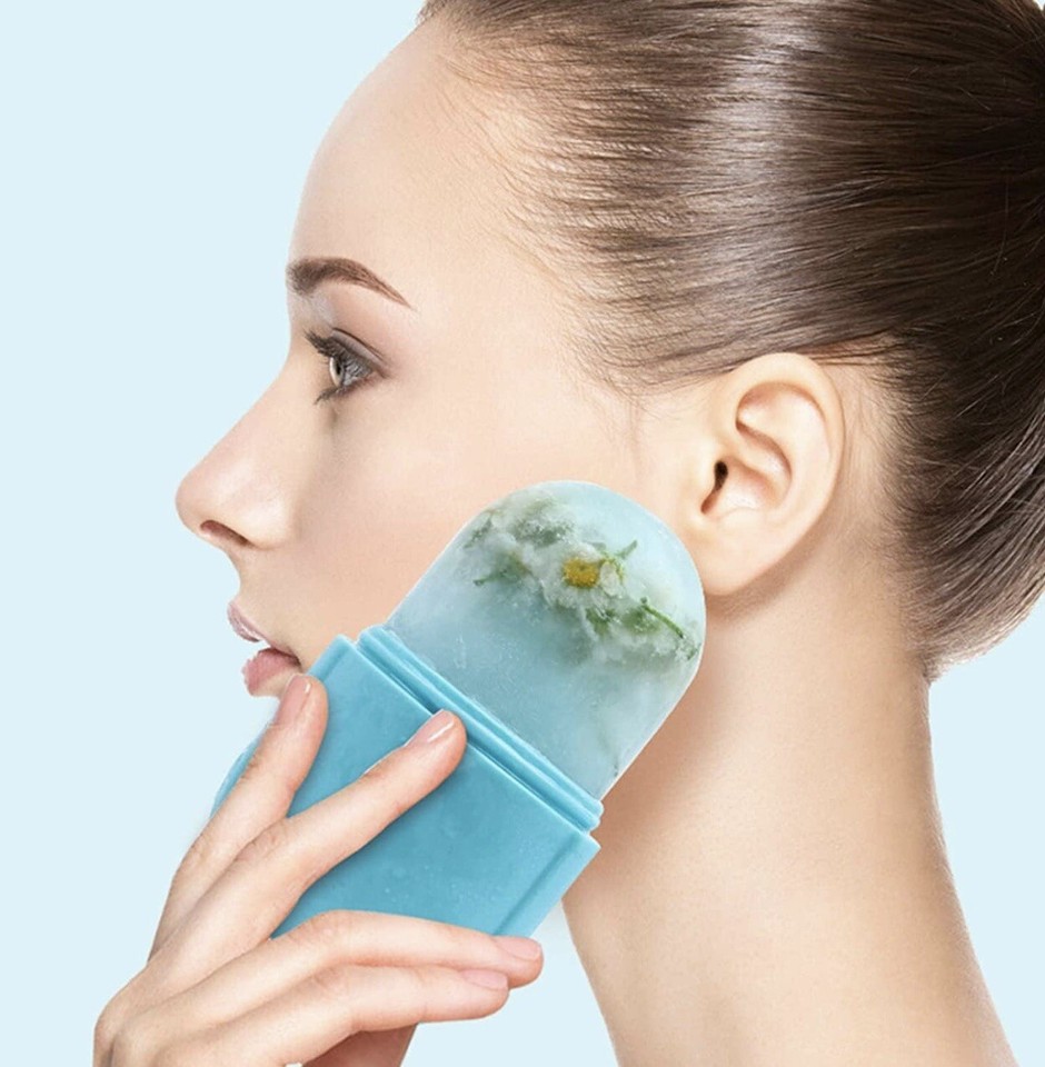Ice Roller for Face and Eye, Upgrated Ice Face Roller,Facial Beauty Ice ...