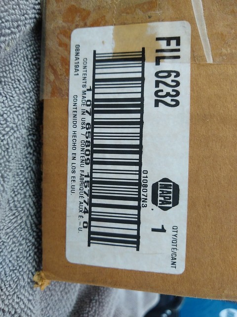 NAPA Gold Air Filter 6232 GM 25043736 Cat 8n5504 Ford F0hz9601-a for ...