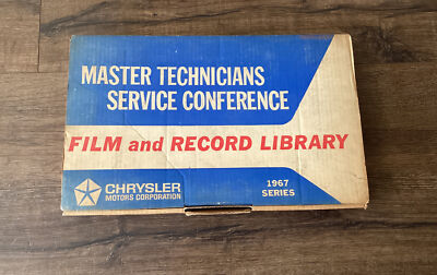1967 CHRYSLER DODGE MASTER TECHNICIAN DEALER FILM RECORD LIBRARY ...