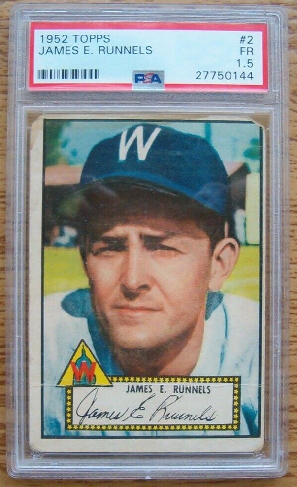 1952 Topps - Pete Runnels #2 Red Back (RC) for sale online | eBay