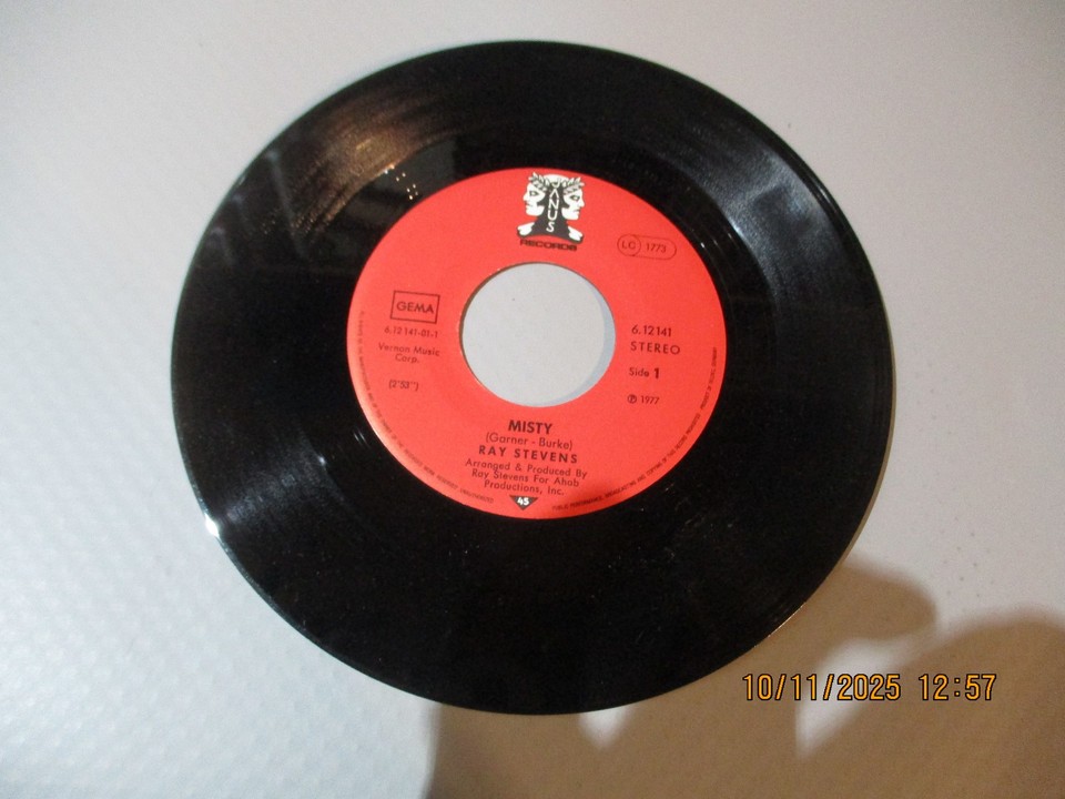 (199) Ray Stevens - Misty / Everything Is Beautiful - 7" Single Vinyl ...