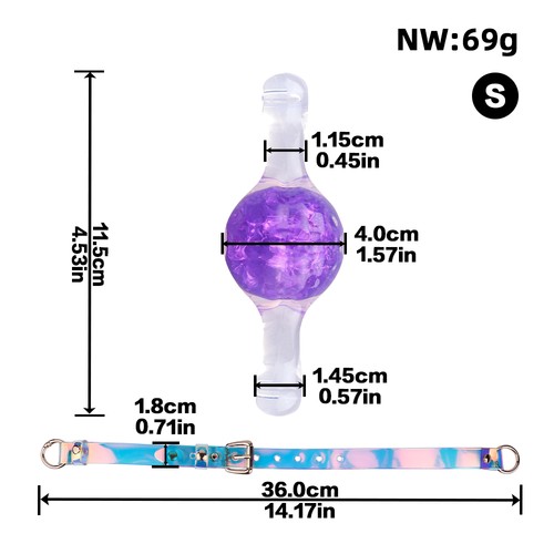 Adjusting Bondage Deep Throat Mouth Plug Silicone Mouth Ball Mouth Gag ...