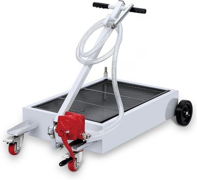 Mobile Oil Catch Container Electric Oil Drain Pan With 110V Pump ...