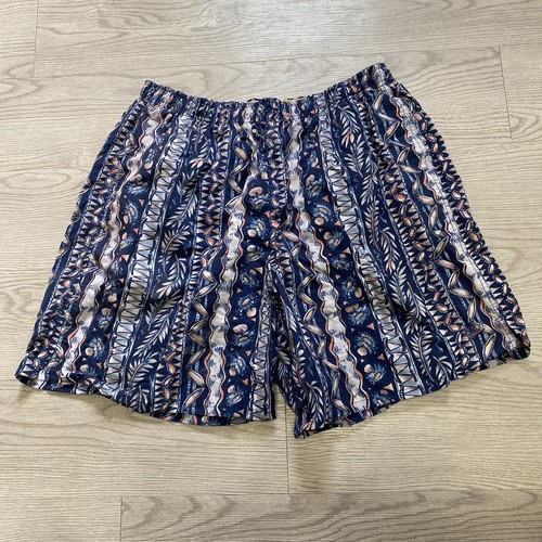 Vintage Speedo Swim Trunks Shorts Mens L/XL Blue Orange Aztec Print ...