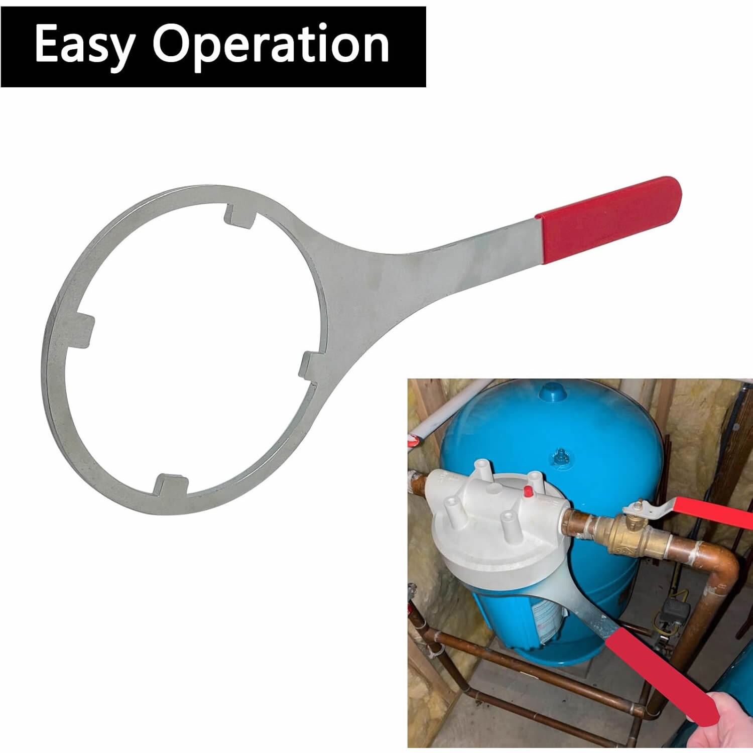 Wrench SPBW-1 Heavy Duty Metal Water Filter Housing Wrench 10 In ...