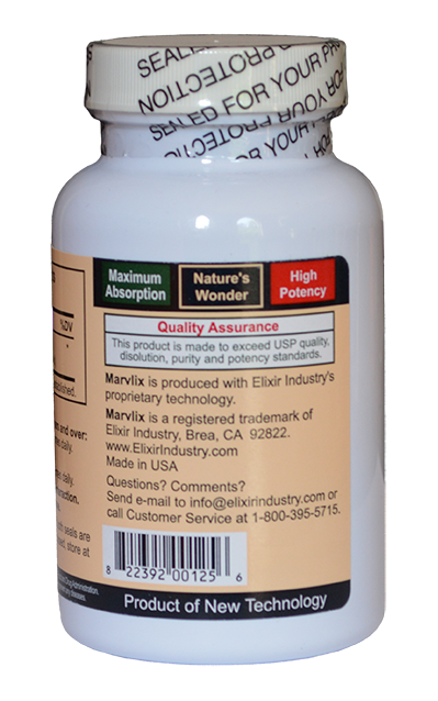 Elixir Industry Marvlix Cordyceps Sinensis Mushroom Immune, Heart, Lung ...