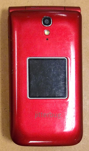 Alcatel OT Jitterbug Flip 4043S - Red ( GreatCall ) 4G LTE Cellular ...