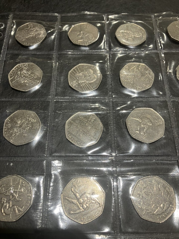 Olympic 50p Set Full Set Circulated | eBay UK