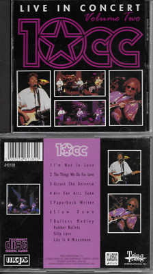 CD - 10CC : EN CONCERT LIVE VOL.2 / COMME NEUF - LIKE NEW Inclus I'M ...