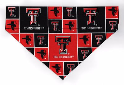 Pet Dog Bandanna Scarf TEXAS TECH UNIVERSITY RED RAIDERS ***Made in USA ...