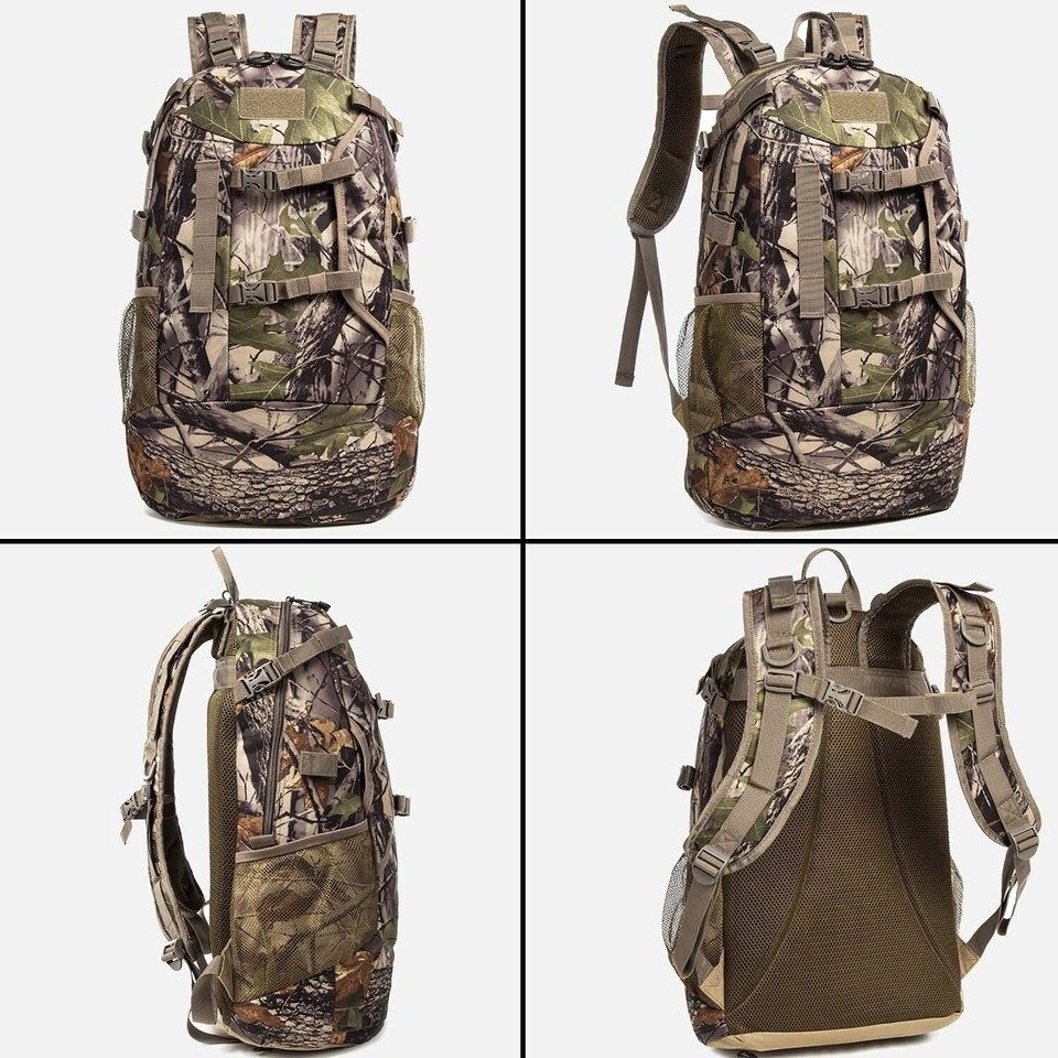 Hunting Backpack Outdoor Hunting Daypack for Bow or Rifle with Rain ...