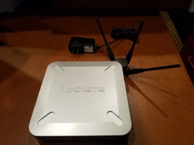 Linksys WAP4400N Wireless-N Network Access Point + PoE w/ AC Adapter ...