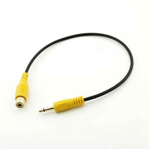 3.5mm Mini Mono Male to RCA Female Video Cable for Car DVR Camcorder ...